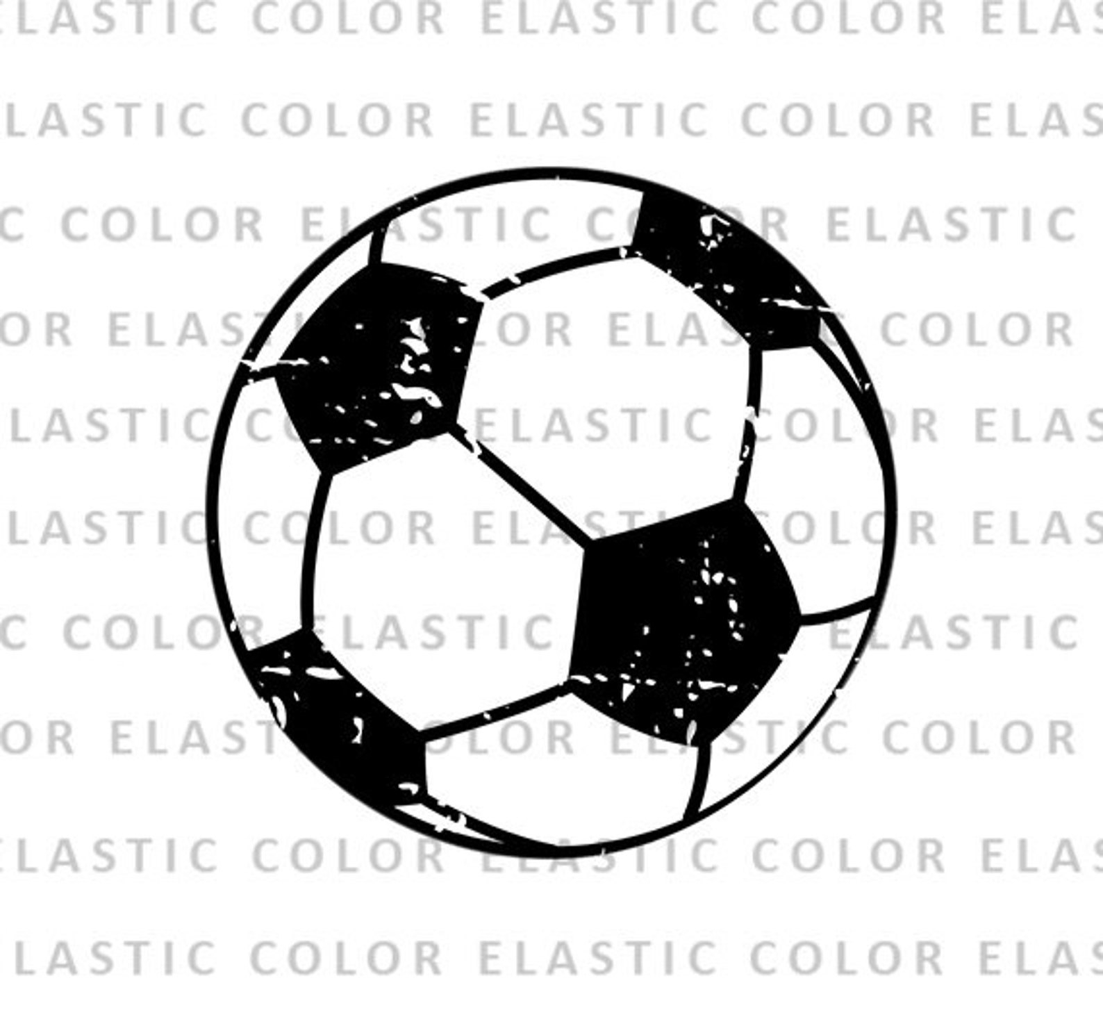 Soccer Ball Grunge Svg Distressed Soccer Ball Vector Soccer | Etsy