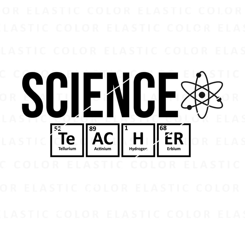 Science Teacher Svg Periodic Teacher Design Funny Teacher | Etsy