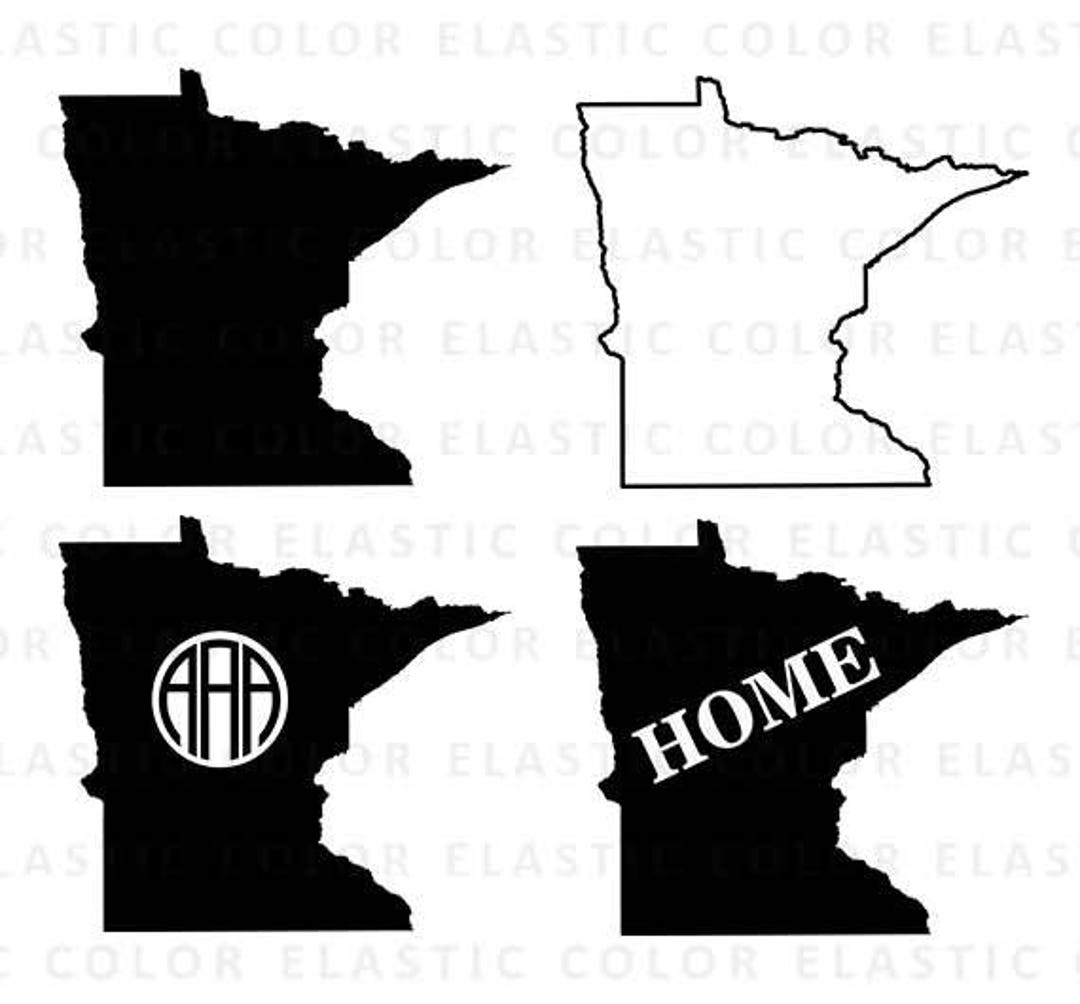 Minnesota Svg - Minnesota State Clipart - Minnesota Outline Cut File ...