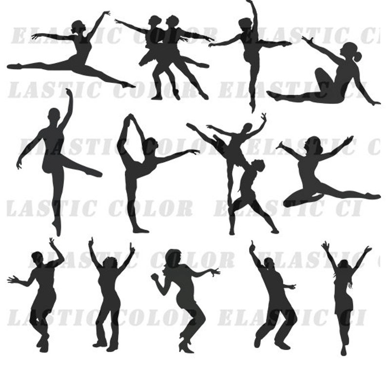 Dancer Svg Clipart - Dance Svg Files Dancer Vector Clip Art Digital ...