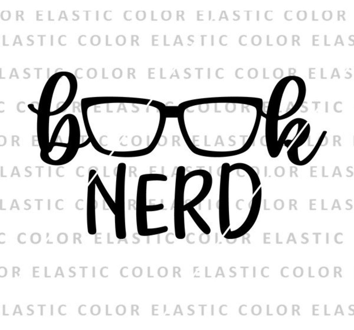 Book Nerd Svg Book Lover Cricut Book Nerd Saying With Eye | Etsy