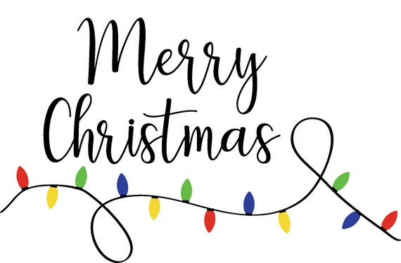 Christmas Lights Font
