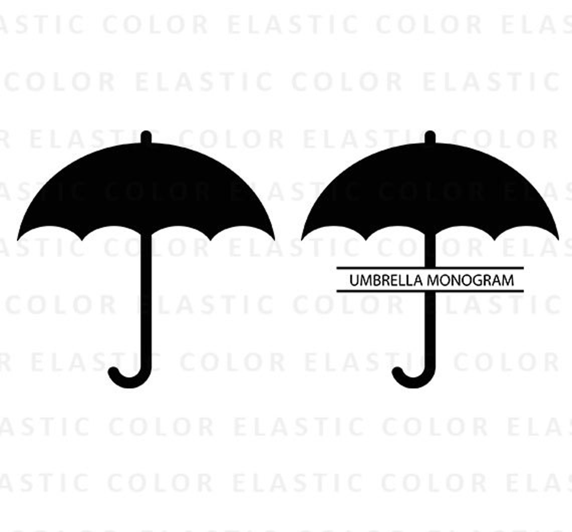 Umbrella Svg Cut File Umbrella Clipart Umbrella Split | Etsy