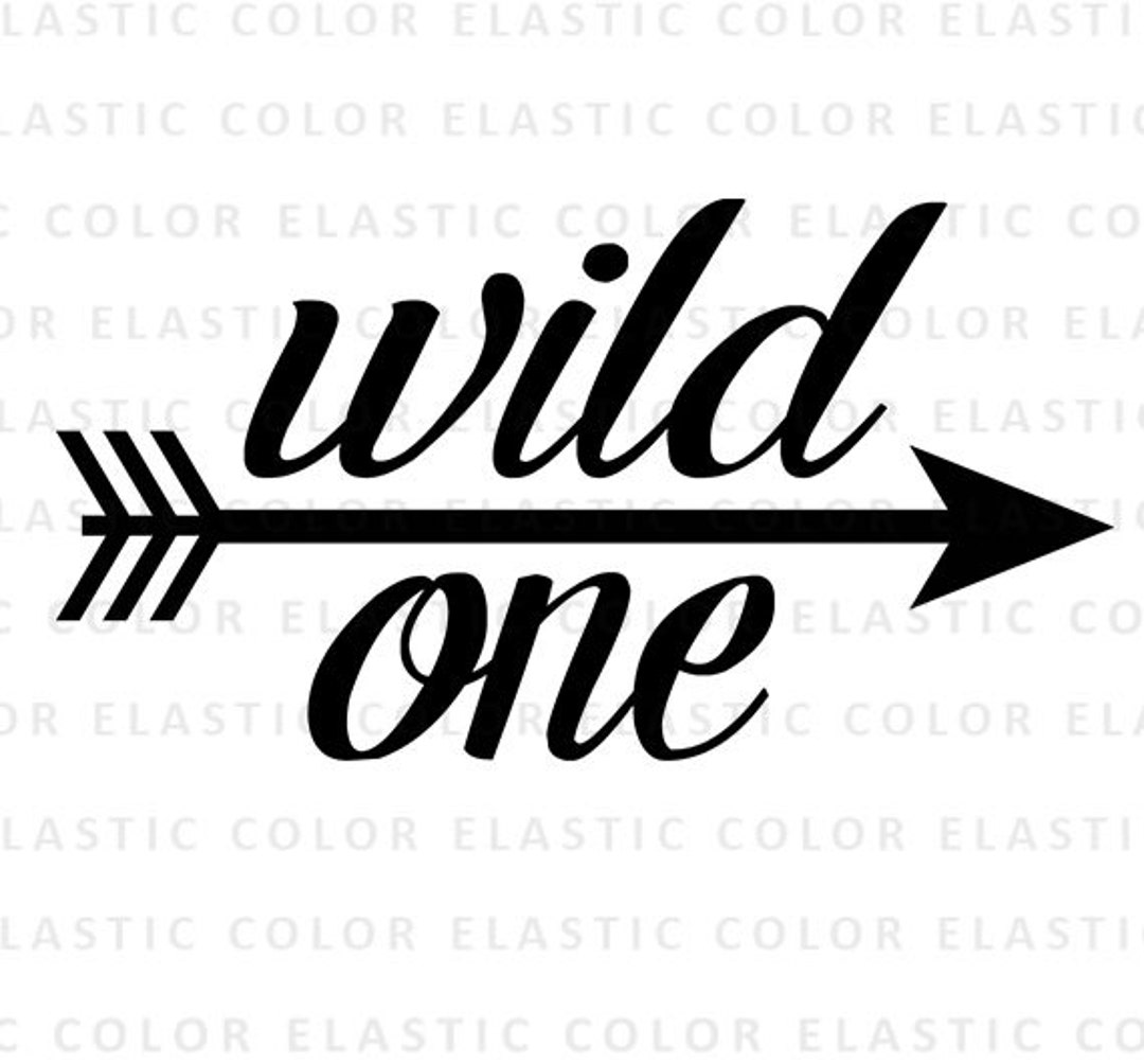 Wild One Svg - Wild One Cut File - Wild One Text Digital File Svg, Png ...