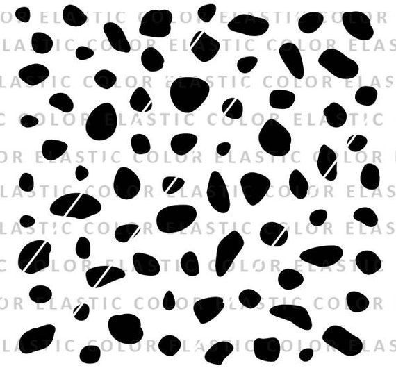 Dalmatian Spots Svg Dalmation Dots Pattern Wallpaper Vector | Etsy