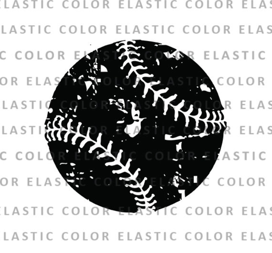 Distressed Baseball Svg File - Play Ball Design -distressed Baseball ...