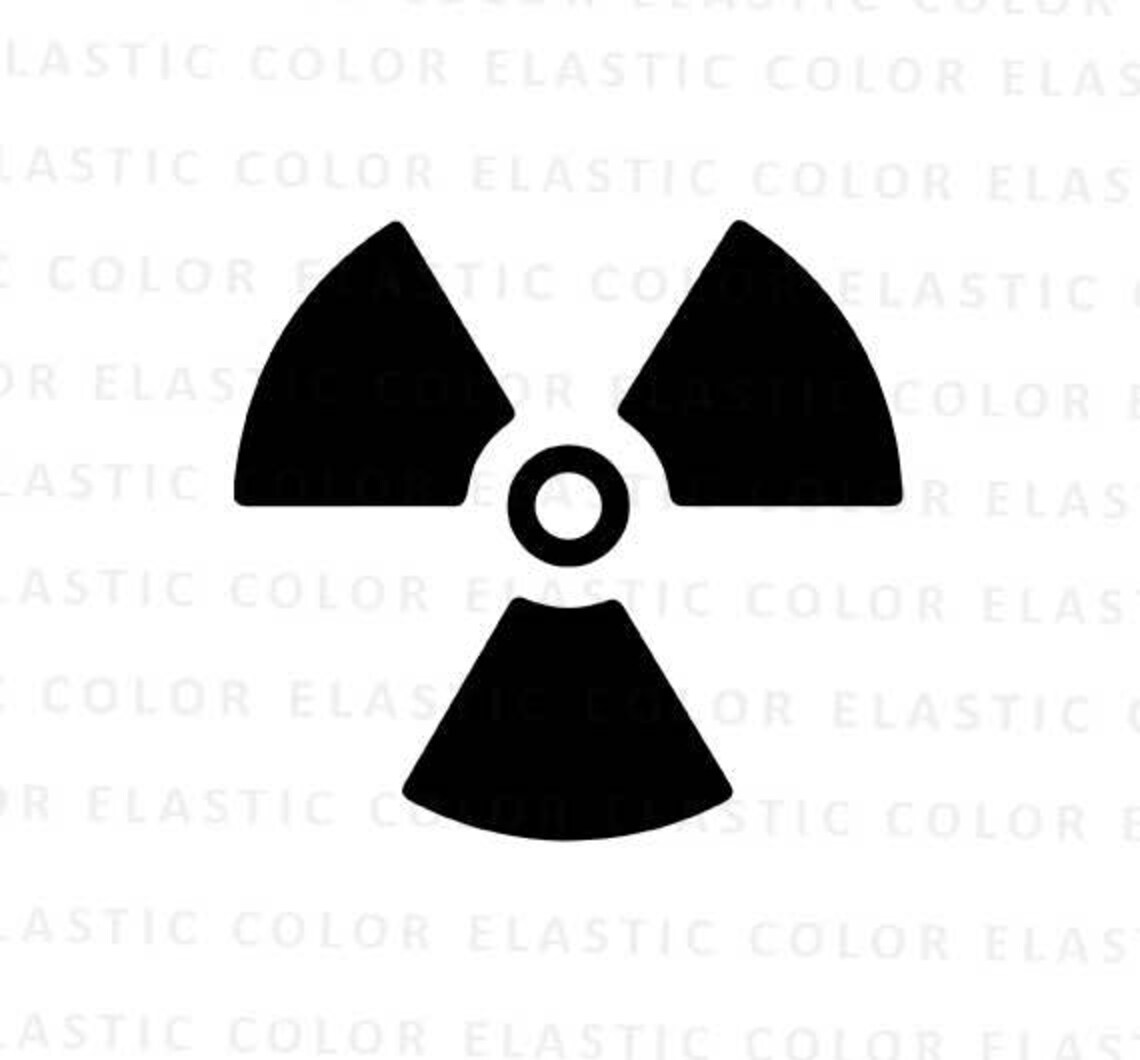 Radioactive Svg Nuclear Sign Svg Danger Radioactive Vector - Etsy