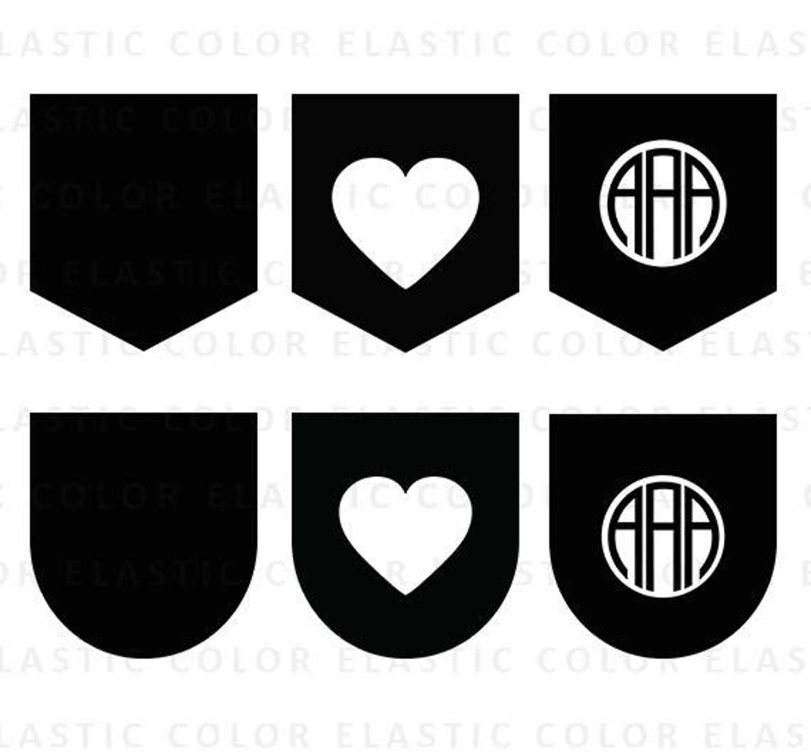 Pocket Svg - Pocket Clipart - Pocket Monogram Clip Art -pocket ...