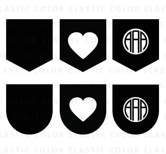 Pocket Svg Pocket Clipart Pocket Monogram Clip Art pocket - Etsy