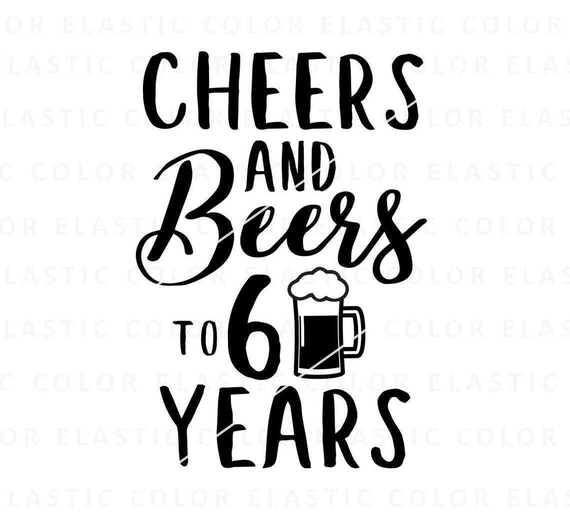Cheers and Beers to 60 Years, Sixty Birthday Design With Beer Mug, 60th ...