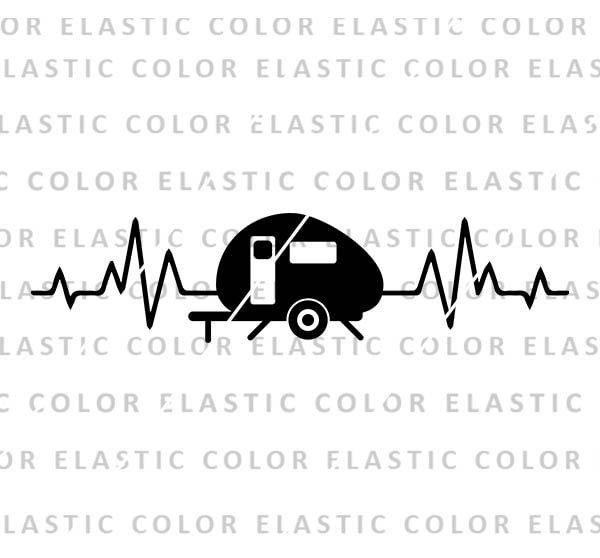 Camper Heartbeat Svg, Happy Camper Png, RV Clipart, Camping Outdoors ...