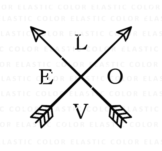 Love Cross Arrow Svg Cross Arrows Clip Art Design Pngsvg | Etsy