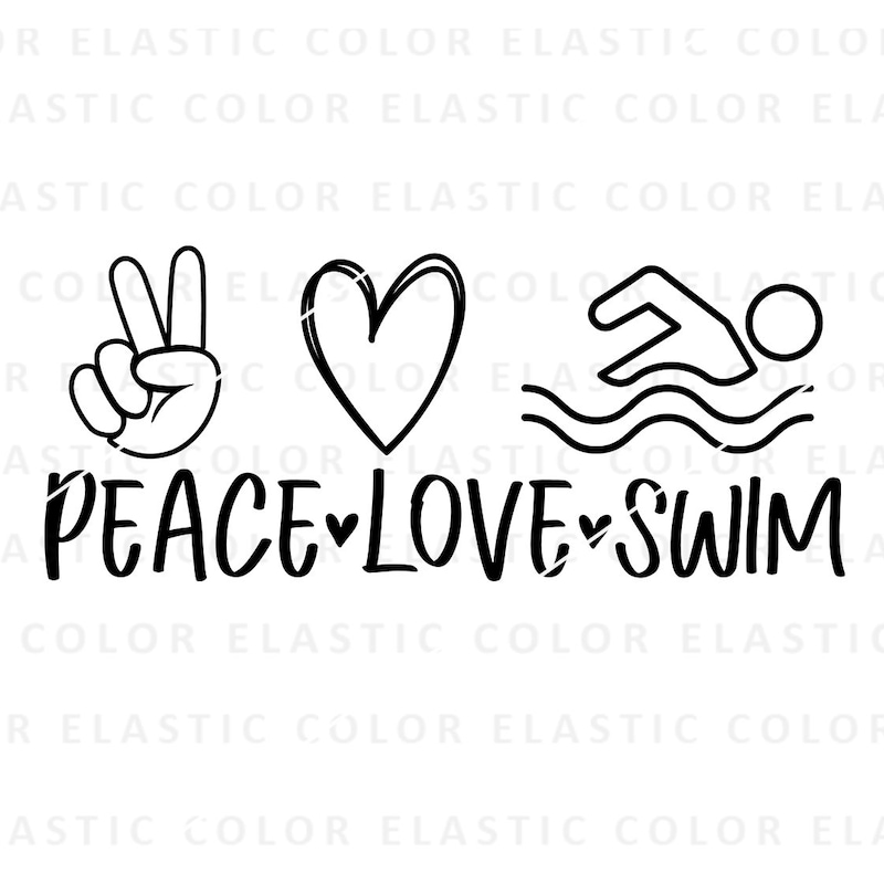 Swim Svg - Etsy