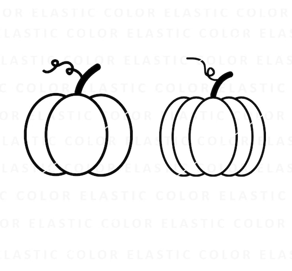 Contour De Citrouille Clipart