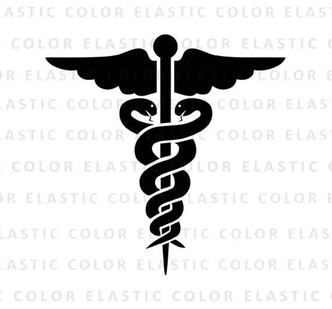Nursing Symbol Svg Pharmacy Symbol Snake Clipart Design and Cut File ...