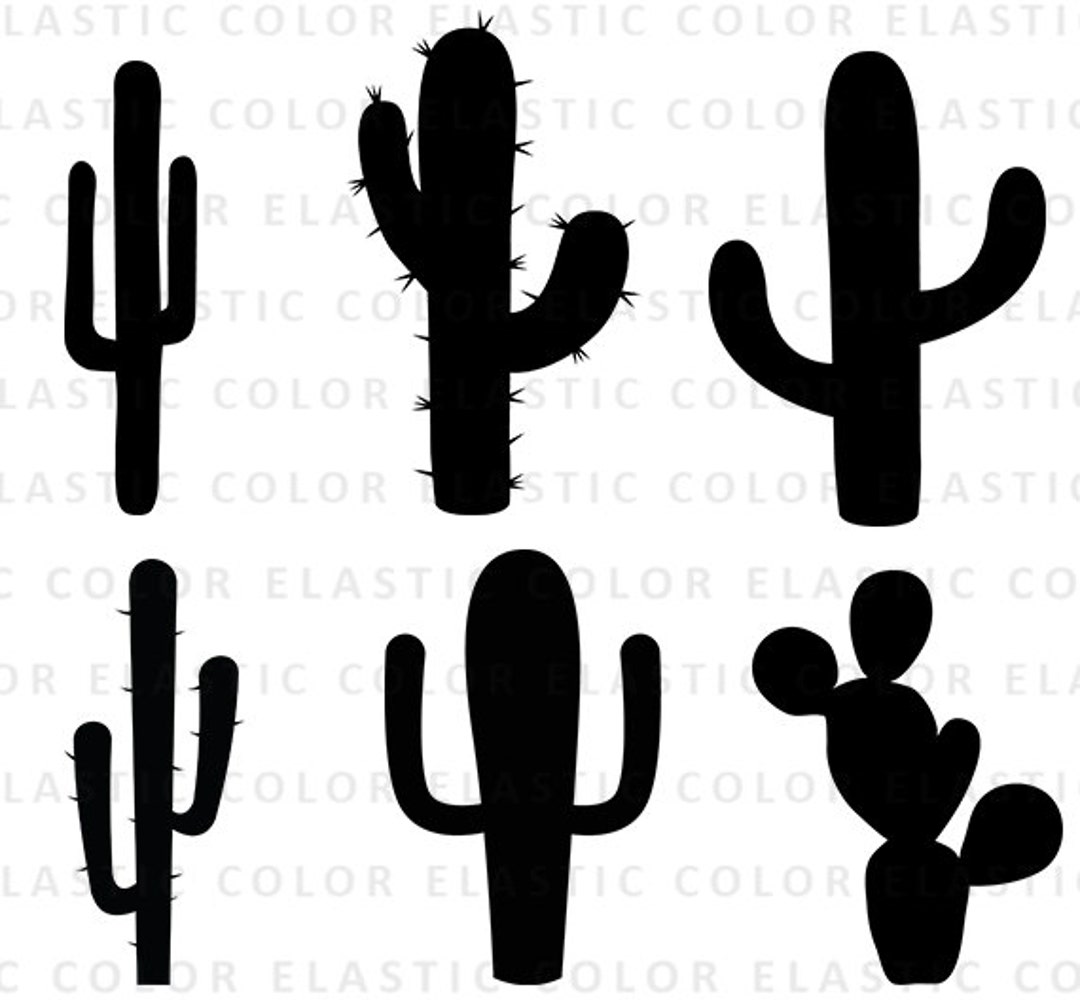 Cactus Silhouette Vector