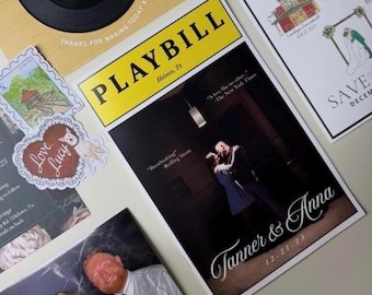 Wedding Program Template | Broadway, Theatre, Playbill-themed | Digital ...