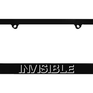 Invisible Steath Hidden Black License Plate Frame Frames Fits Most ...