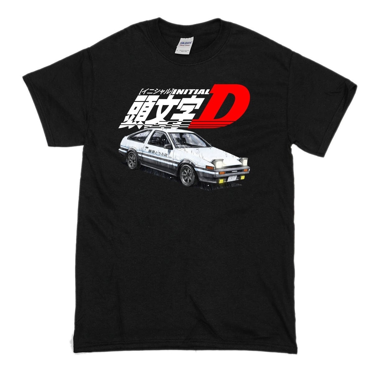Initial D Trueno AE86 JDM Tshirt Drift Racing Shirt T Shirt - Etsy