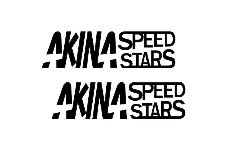 Akina Speedstars Speed Stars Initial D Decal Vinyl Sticker JDM AE86 ...