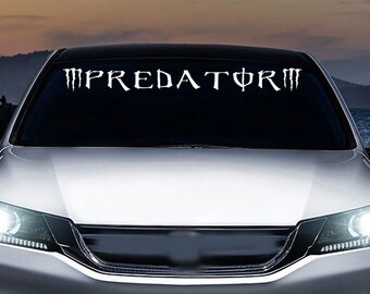 Predator Car Decal | Etsy
