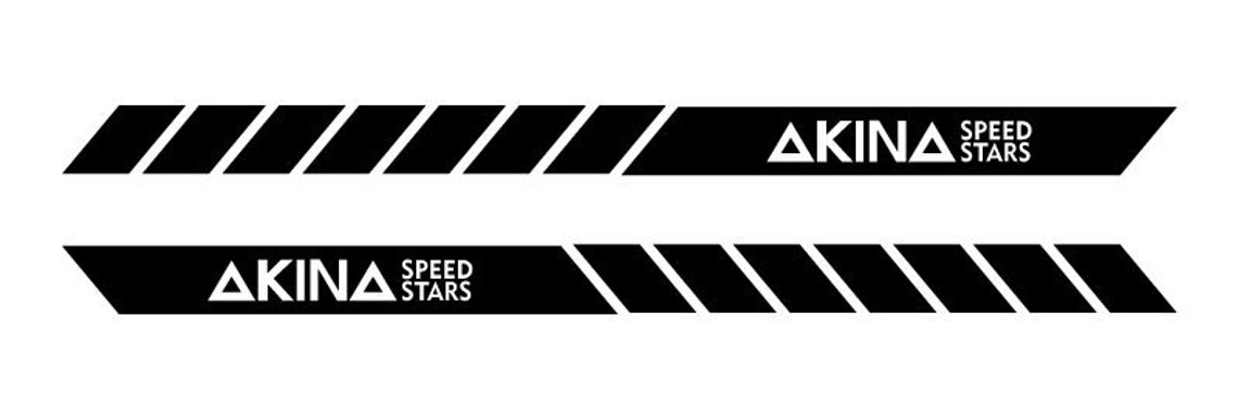 Akina Speed Stars Side Body Stripes Decal Initial D Jdm Vinyl | Etsy
