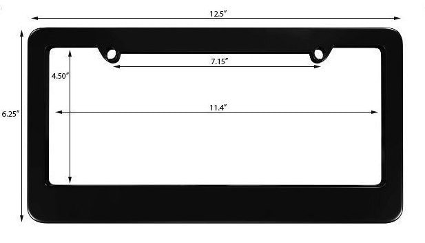Initial D AE86 Black License Plate Frame Frames Racing JDM - Etsy Canada