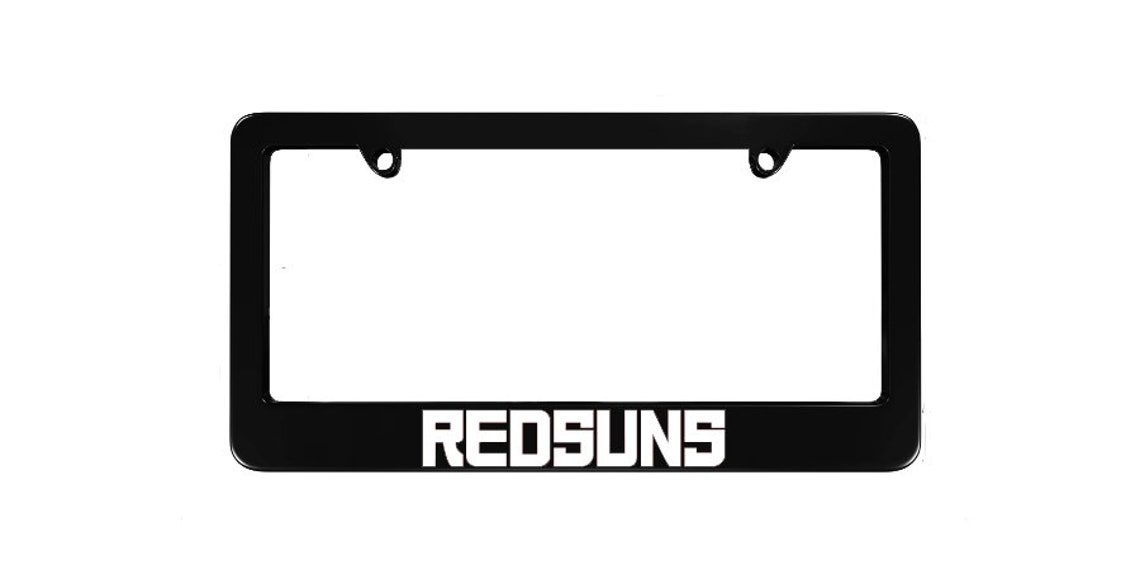 Redsuns AE86 Black License Plate Frame Frames Initial D JDM Fits Most ...