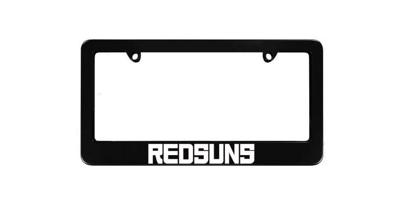 Redsuns AE86 Black License Plate Frame Frames Initial D JDM Fits Most ...