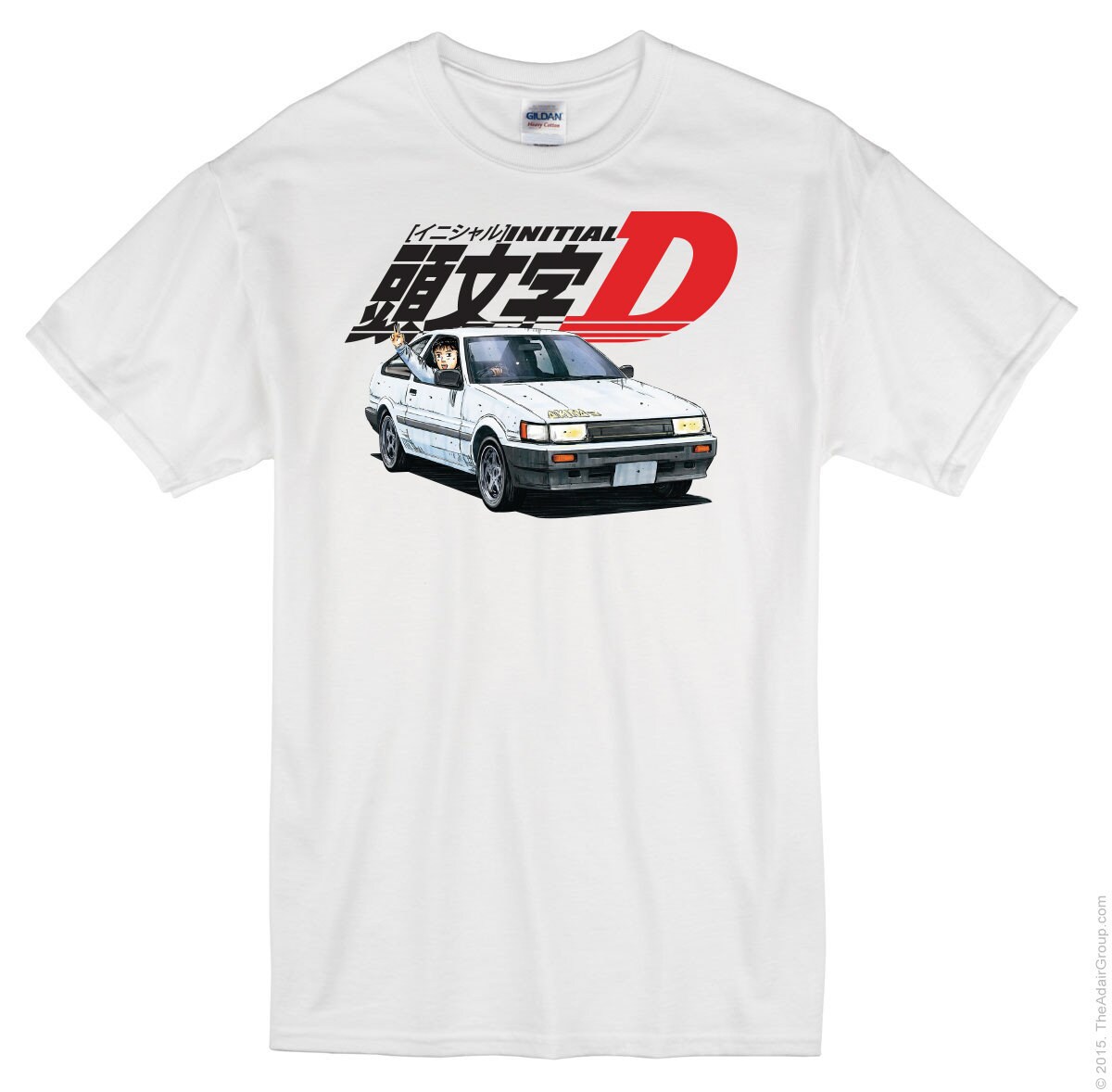 Itsuki Takeuchi AE85 Trueno Initial D JDM Shirt T Shirt Tshirt Short ...