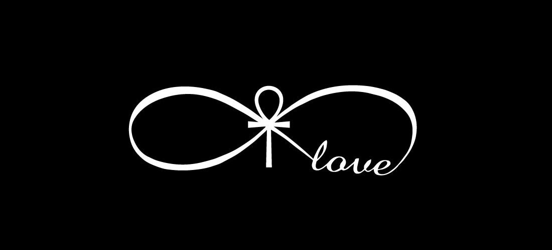 Infinity Love Life Symbol Sticker Vinyl Decal, Car Window, Doors ...