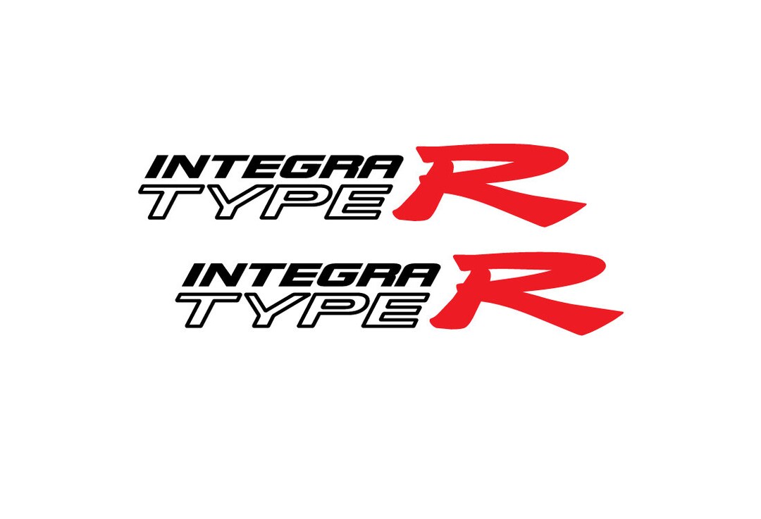 Integra Type R Decal Vinyl Sticker JDM Drift Racing Car Window Doors ...