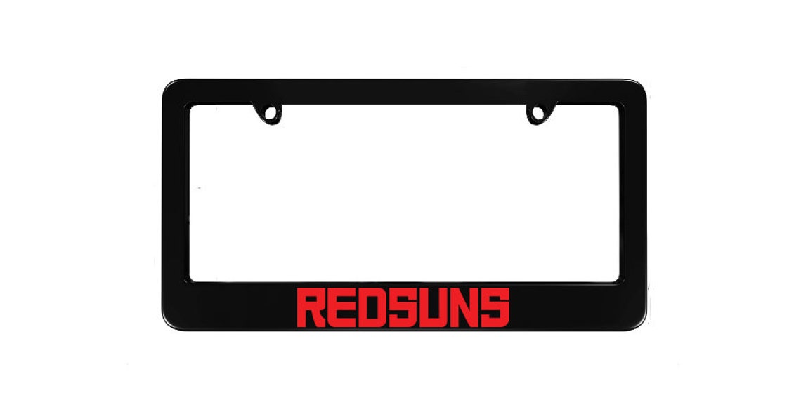 Redsuns AE86 Black License Plate Frame Frames Initial D JDM Fits Most ...