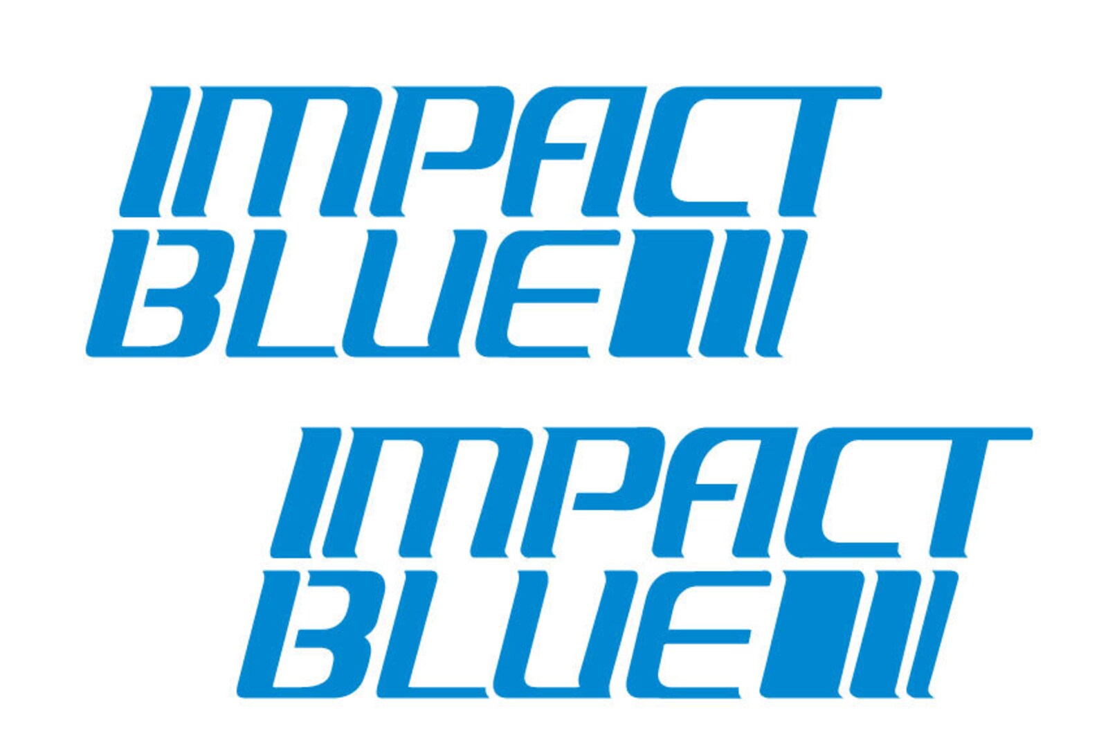 Impact Blue Initial D Jdm Racing Sticker Vinyl Decal, Car Window, Doors ...