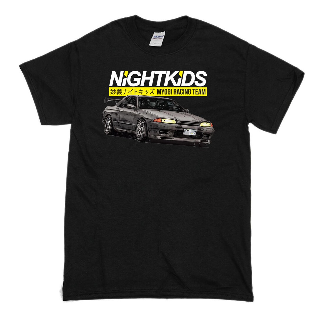 Night Kids Myogi Tshirt Racing Team Initial D JDM Shirt T Shirt Tshirt ...