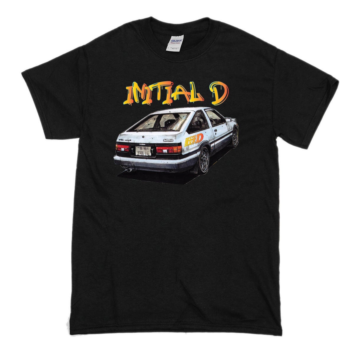 AE86 Trueno Initial D JDM Shirt T Shirt Tshirt Short Sleeve | Etsy