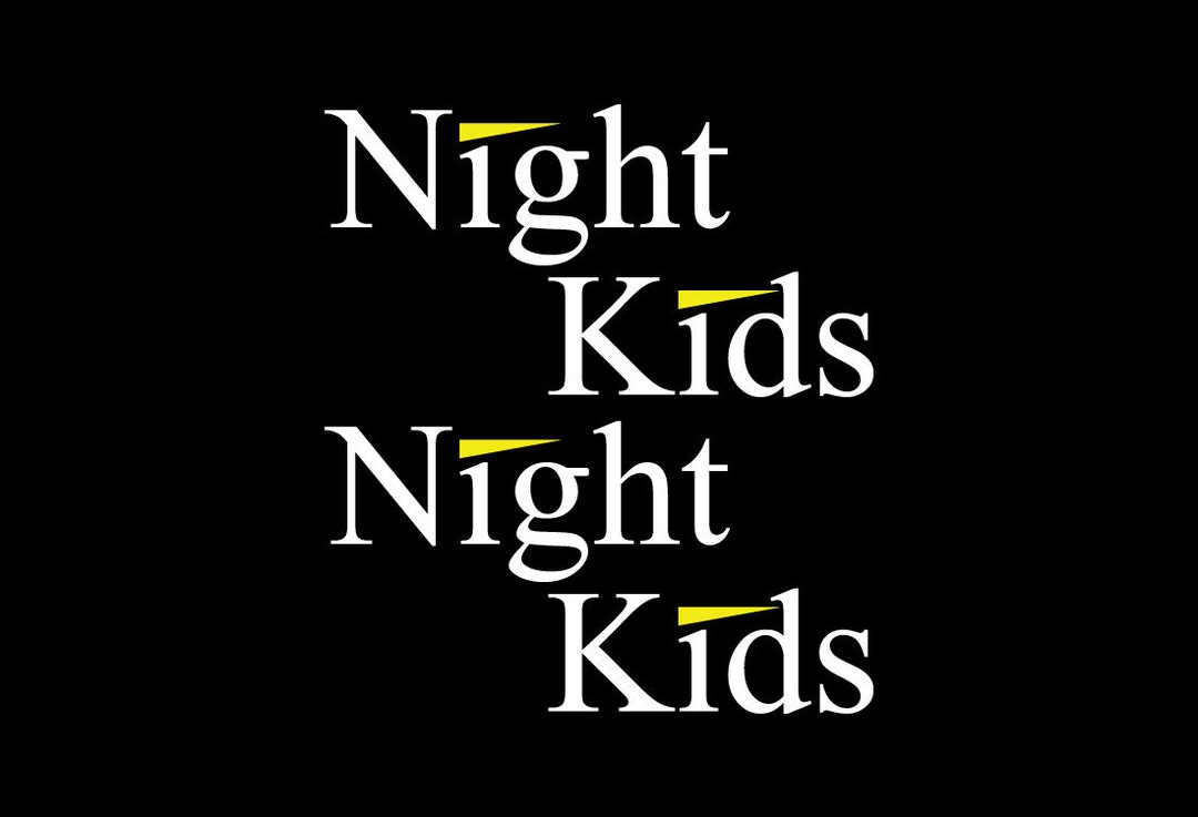Night Kids Initial D Sticker Vinyl Decal Car Window Doors Two Colors ...
