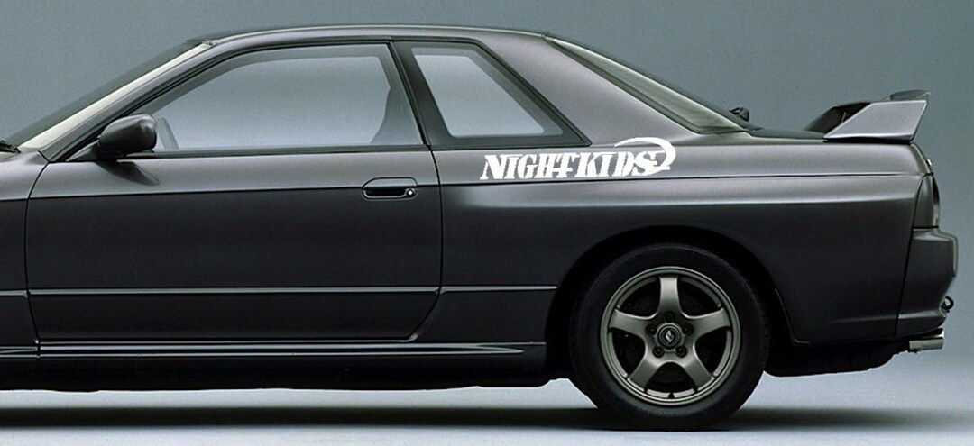 Night Kids Myogi Nightkids Initial D Side Rear Door Banner Vinyl Decal ...