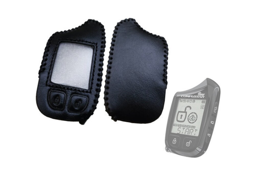 Leather Case for Compustar Prime 901, Remote Key Fob Case, 2 Way Remote ...