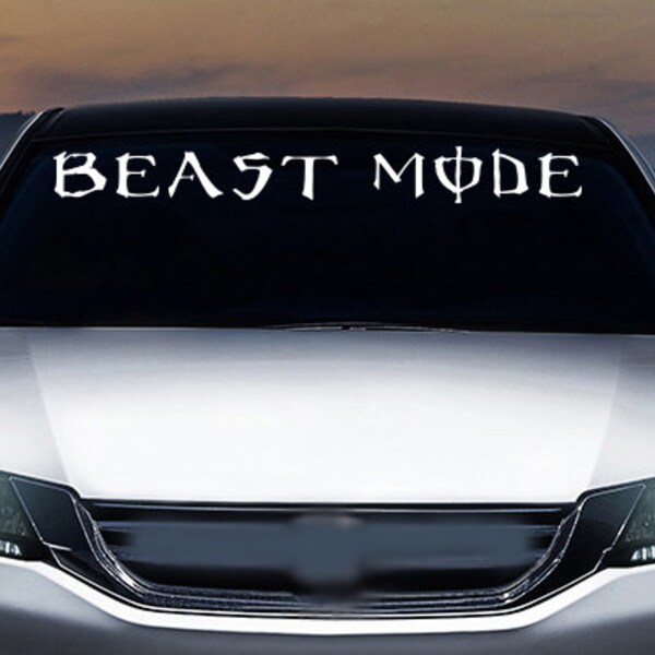 Beast Mode Decal - Etsy