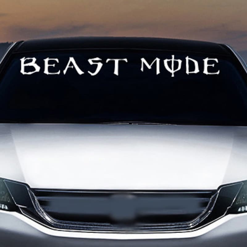 Beast Mode Decal - Etsy