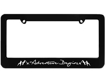 Adventure License Plate - Etsy