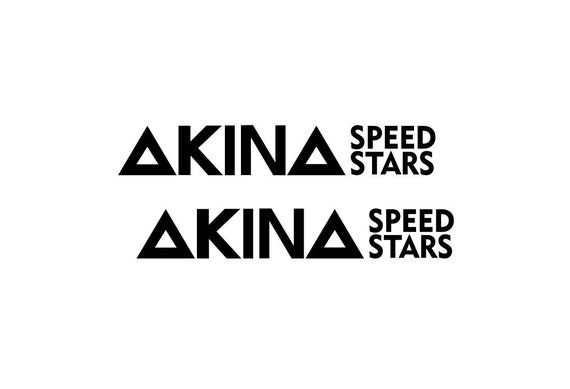 Akina Speedstars Speed Stars Initial D Decal Vinyl Sticker JDM | Etsy