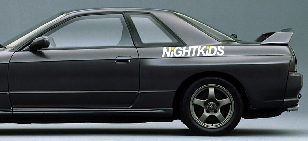 Night Kids Myogi Nightkids Initial D Side Rear Door Banner Vinyl Decal ...