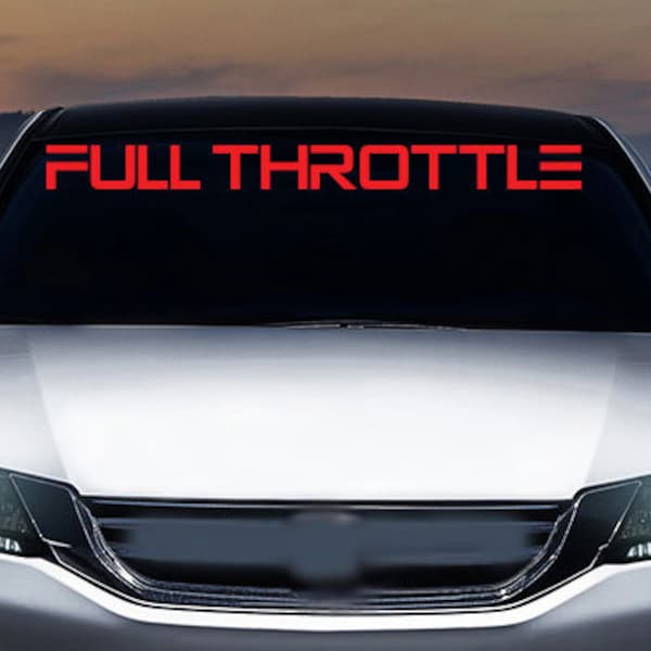 Throttle Decal - Etsy