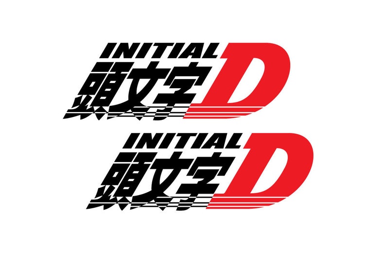 Initial D Decal Vinyl Sticker JDM AE86 Trueno Racing Car Window Doors ...