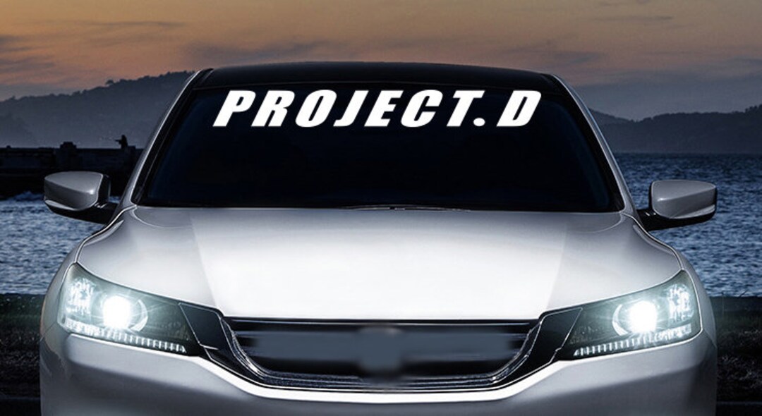 Project D Initial D Drift Racing Jdm Windshield Banner Vinyl Decal Car ...