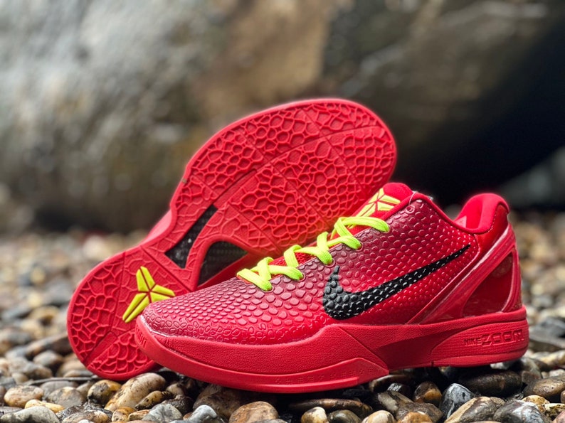 Custom Kobe 6 Protro Reverse Grinch Unisex Sneaker Gift for - Etsy