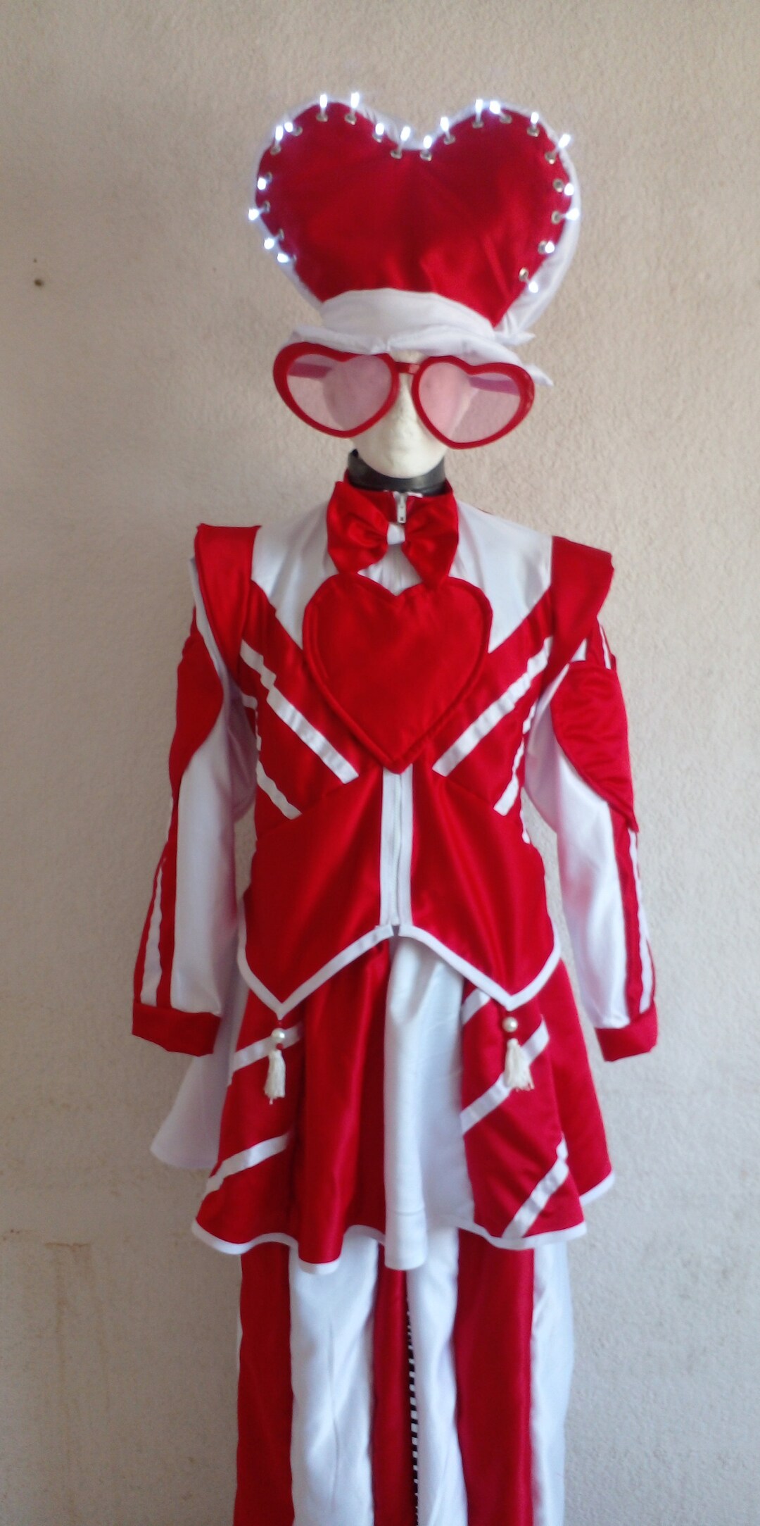Mrs Valentine Stilt Costume - Etsy UK