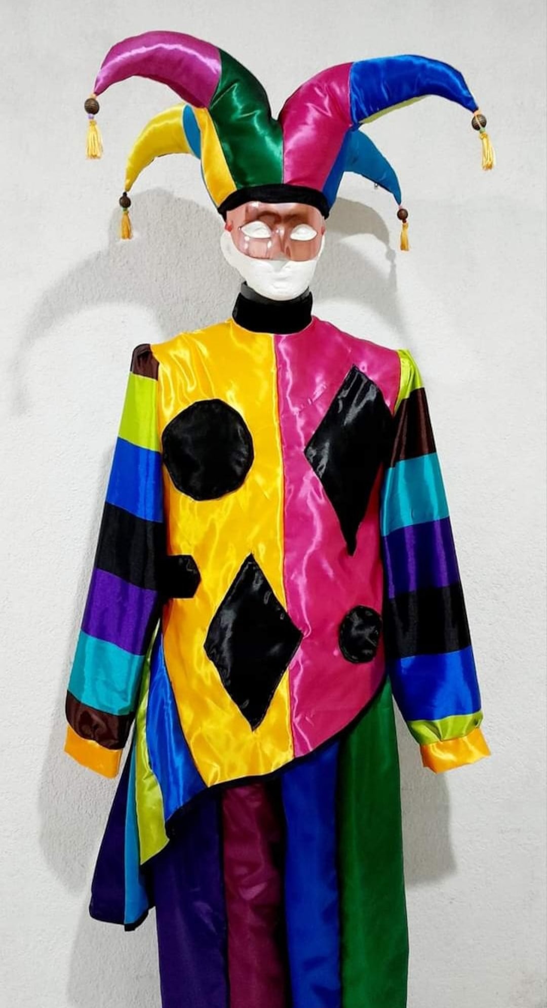 Cute Harlequin Stilt Costume - Etsy